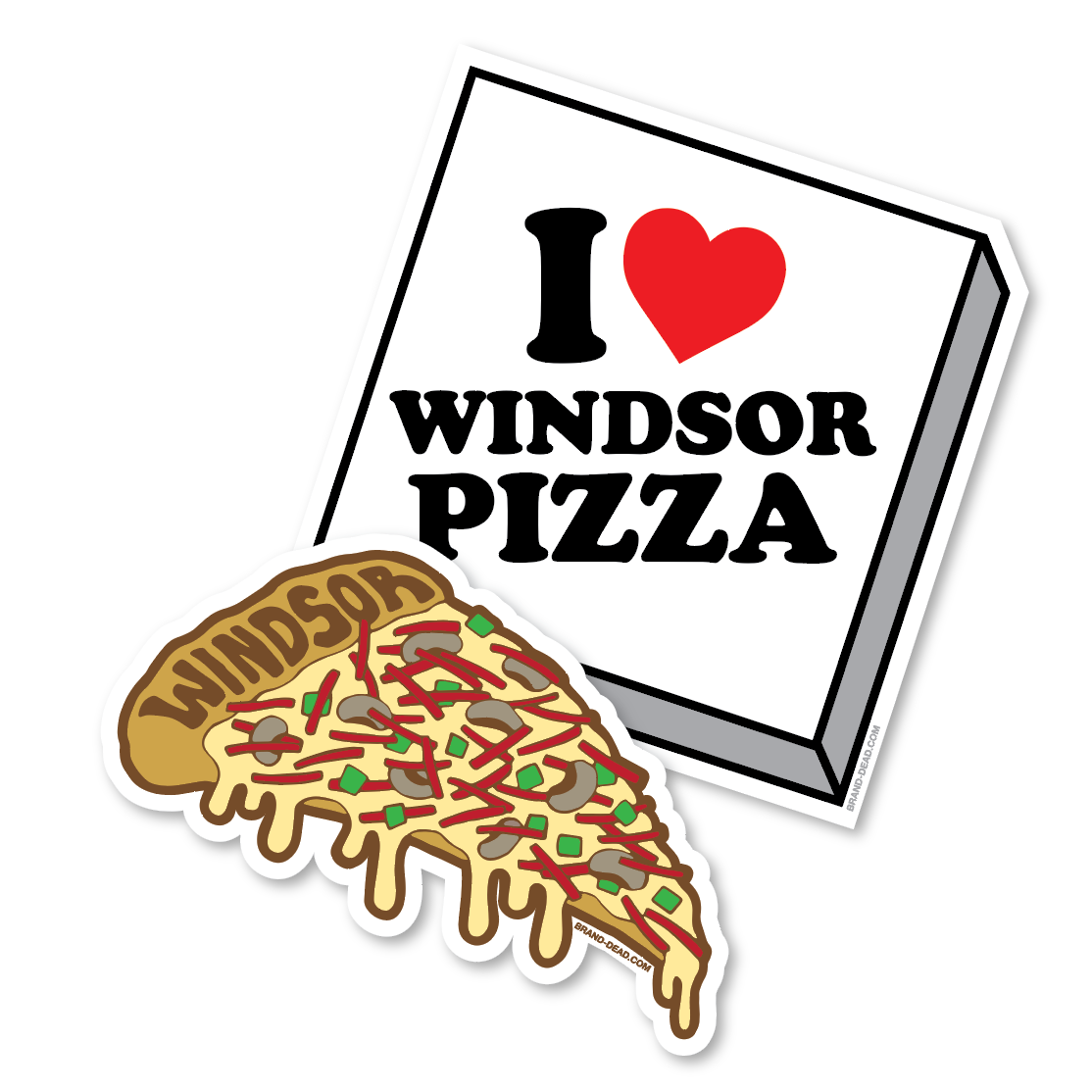 Windsor Pizza Sticker – Brand Dead