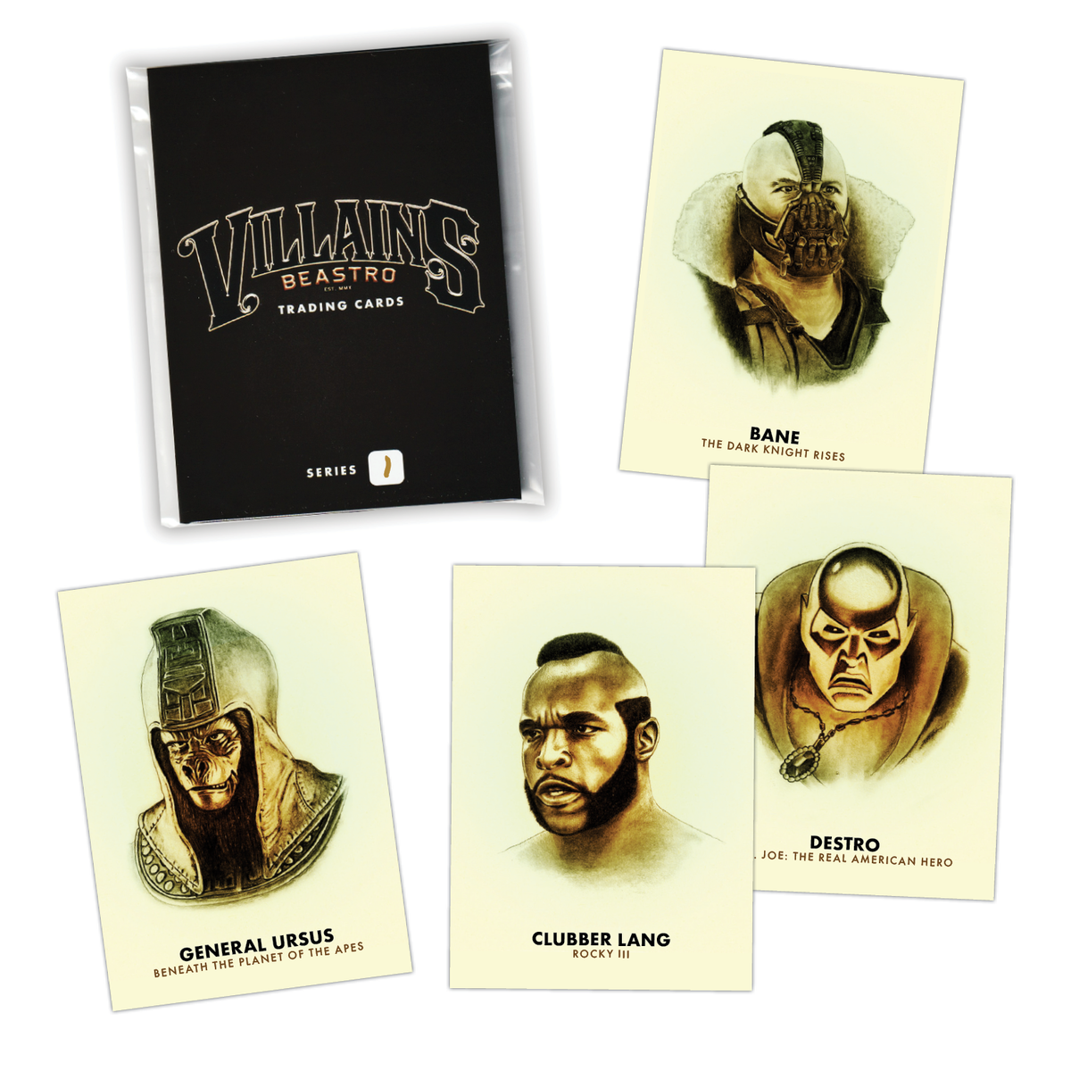 Villains Beastro Series 1 Trading Cards – Brand Dead