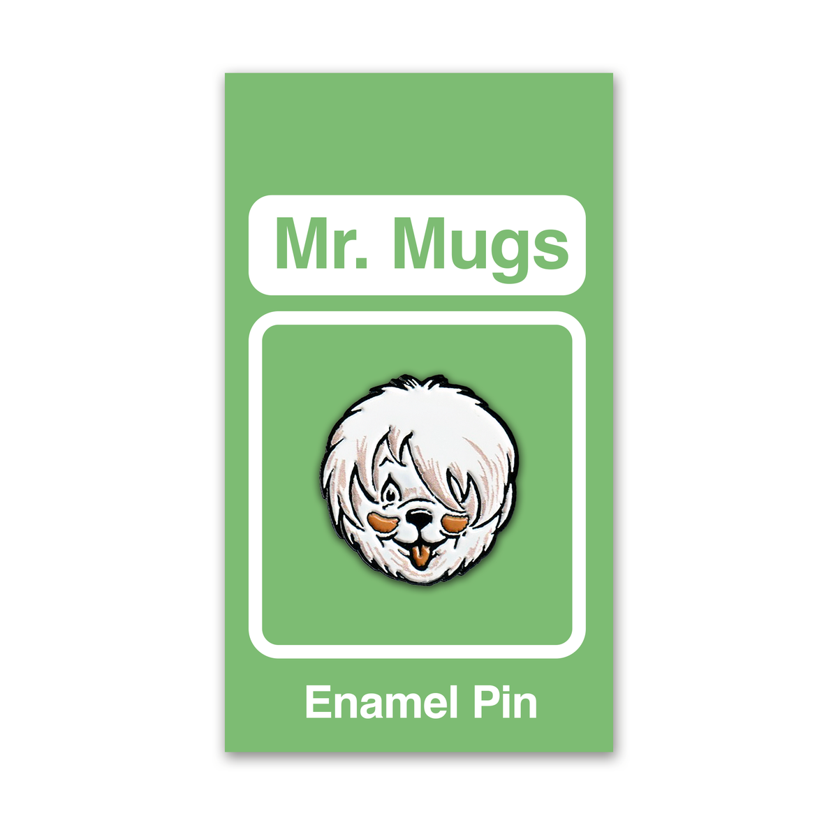 Mr. Mugs Enamel Pin – Brand Dead