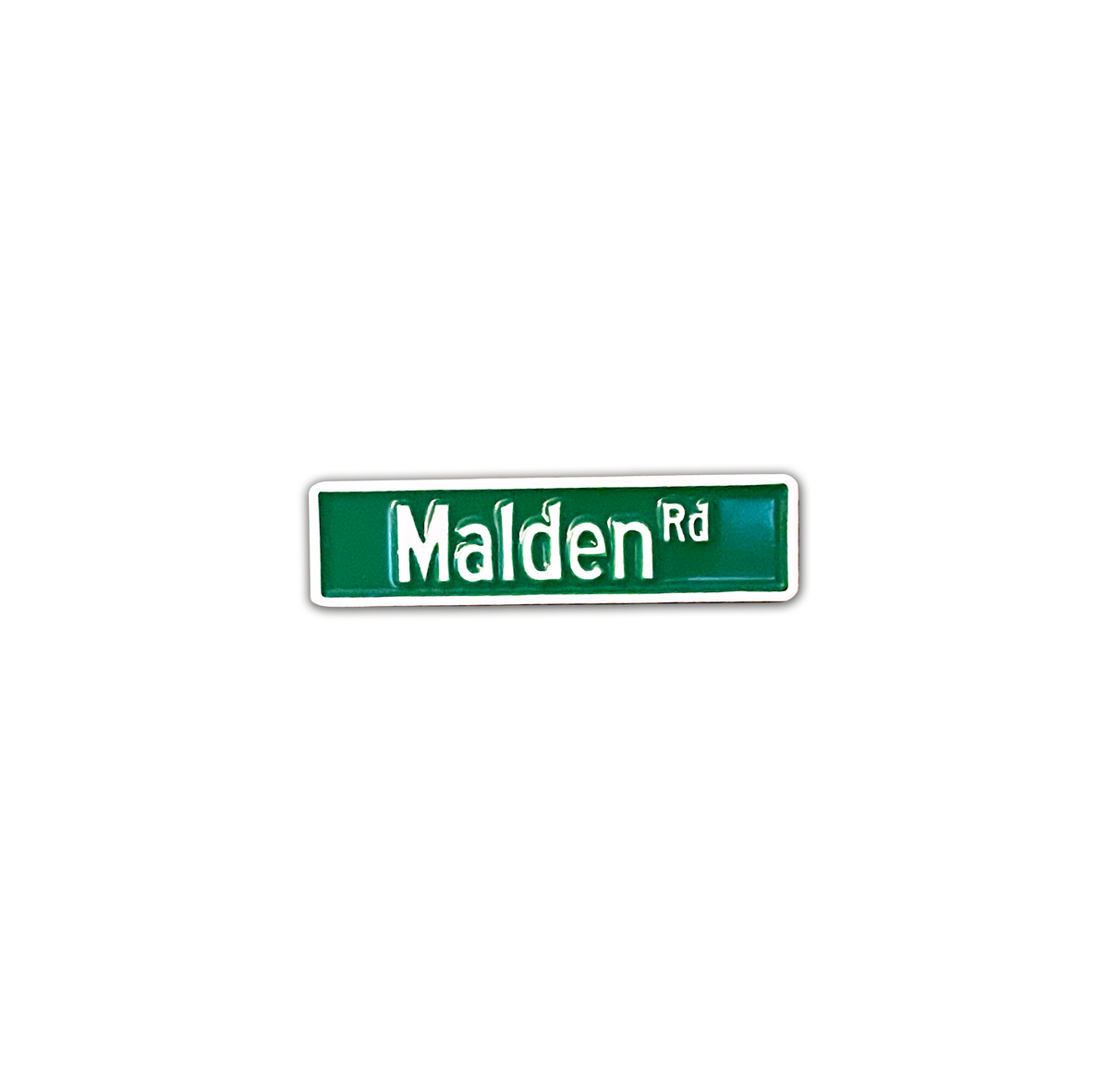 Malden Rd. Enamel Pin – Brand Dead