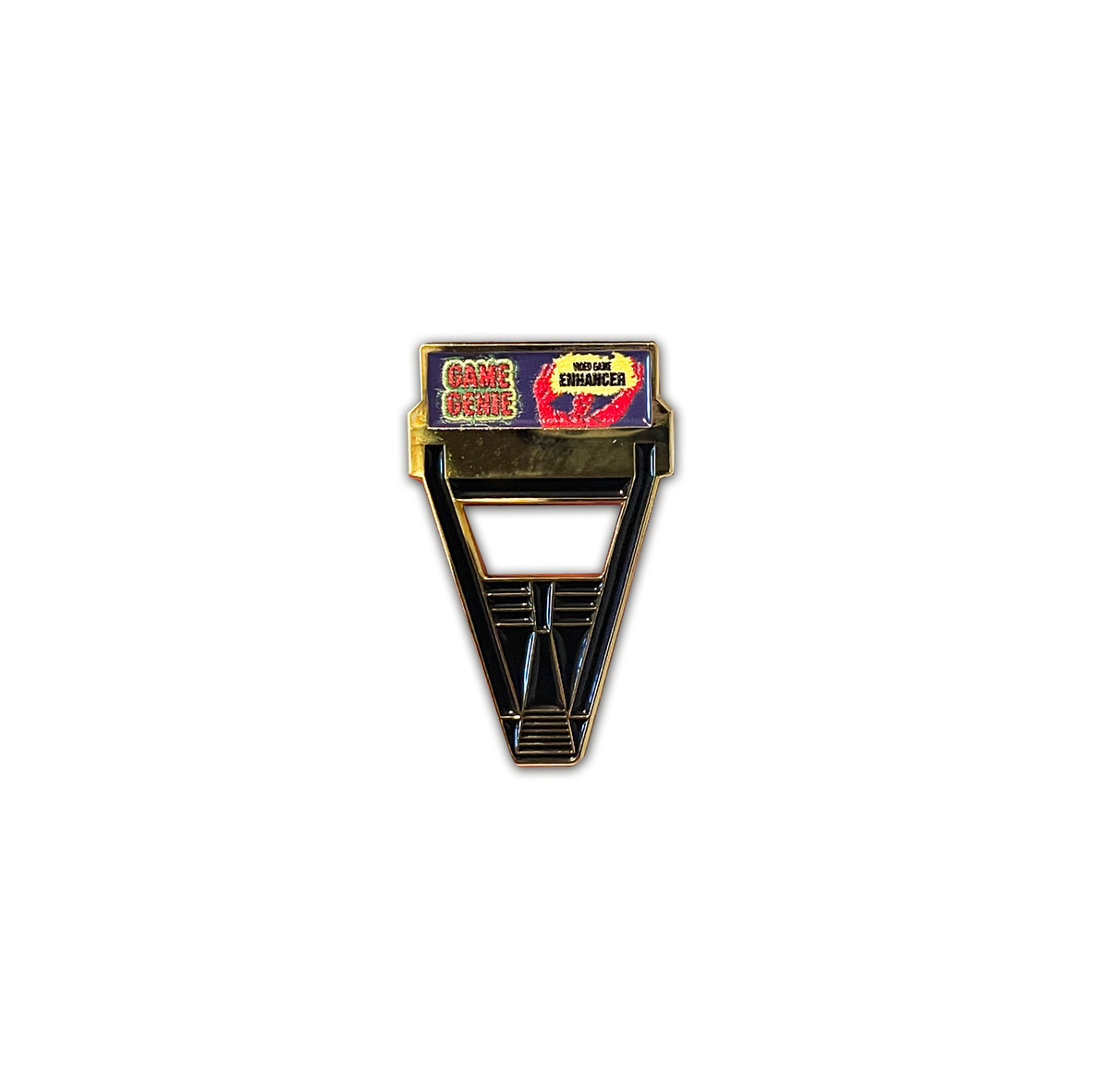 Game Genie Enamel Pin – Brand Dead