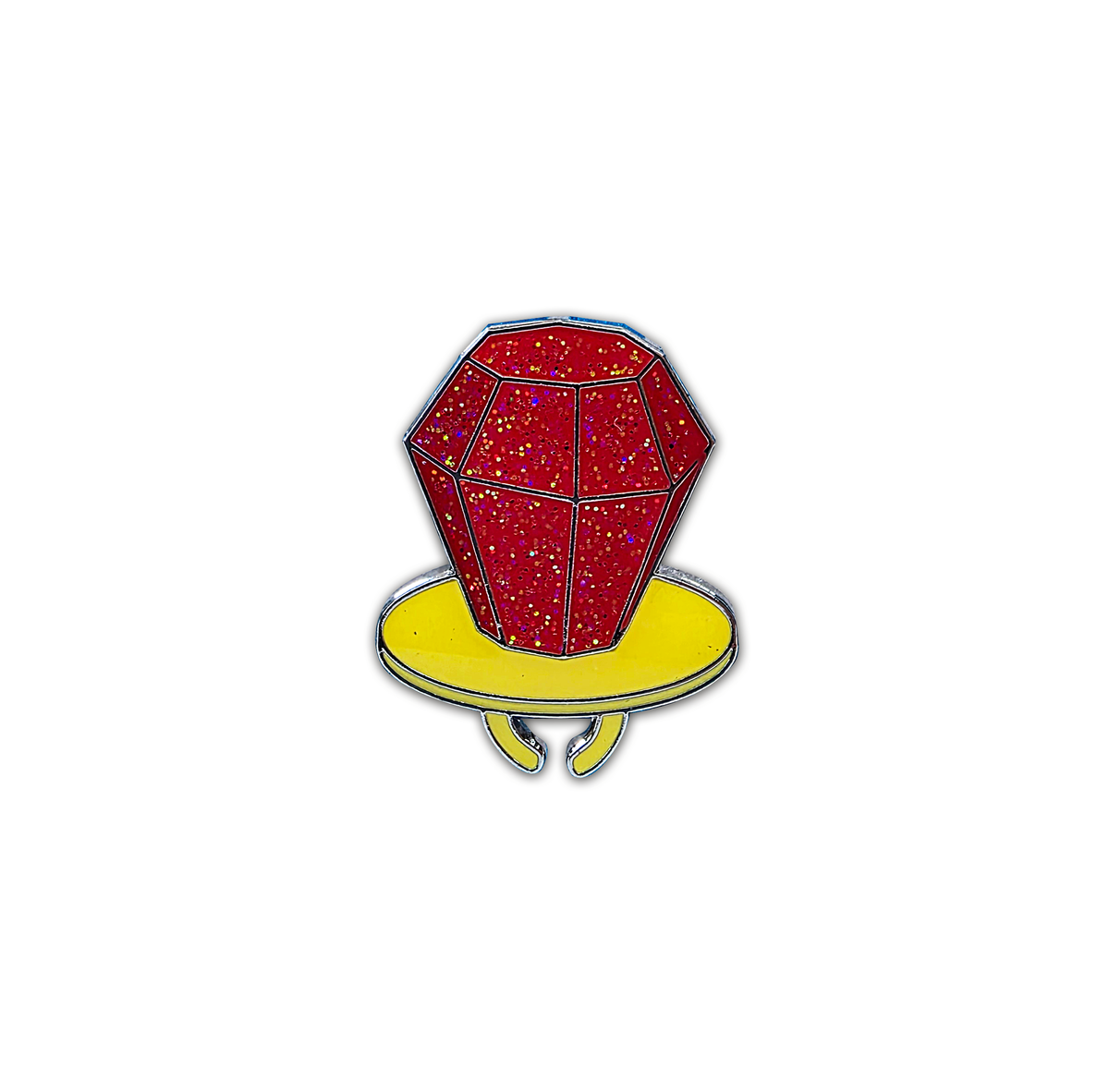 Ring Pop Enamel Pin – Brand Dead