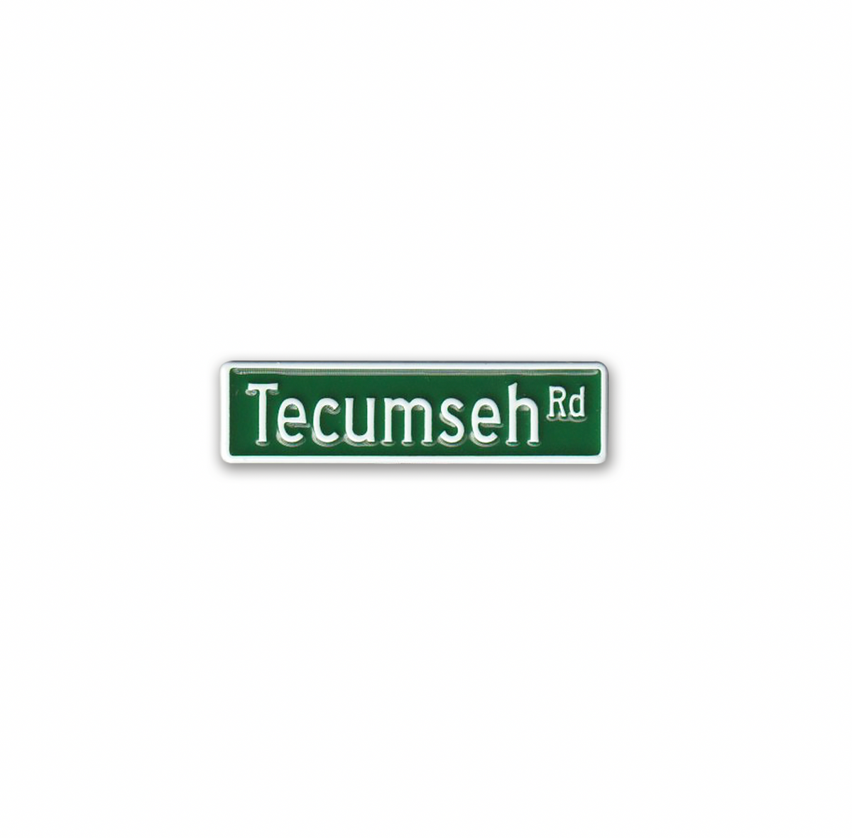 Tecumseh Rd. Enamel Pin – Brand Dead