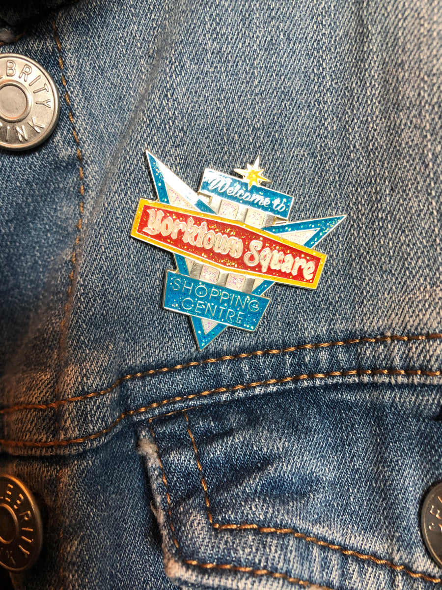 Yorktown Square Enamel Pin – Brand Dead